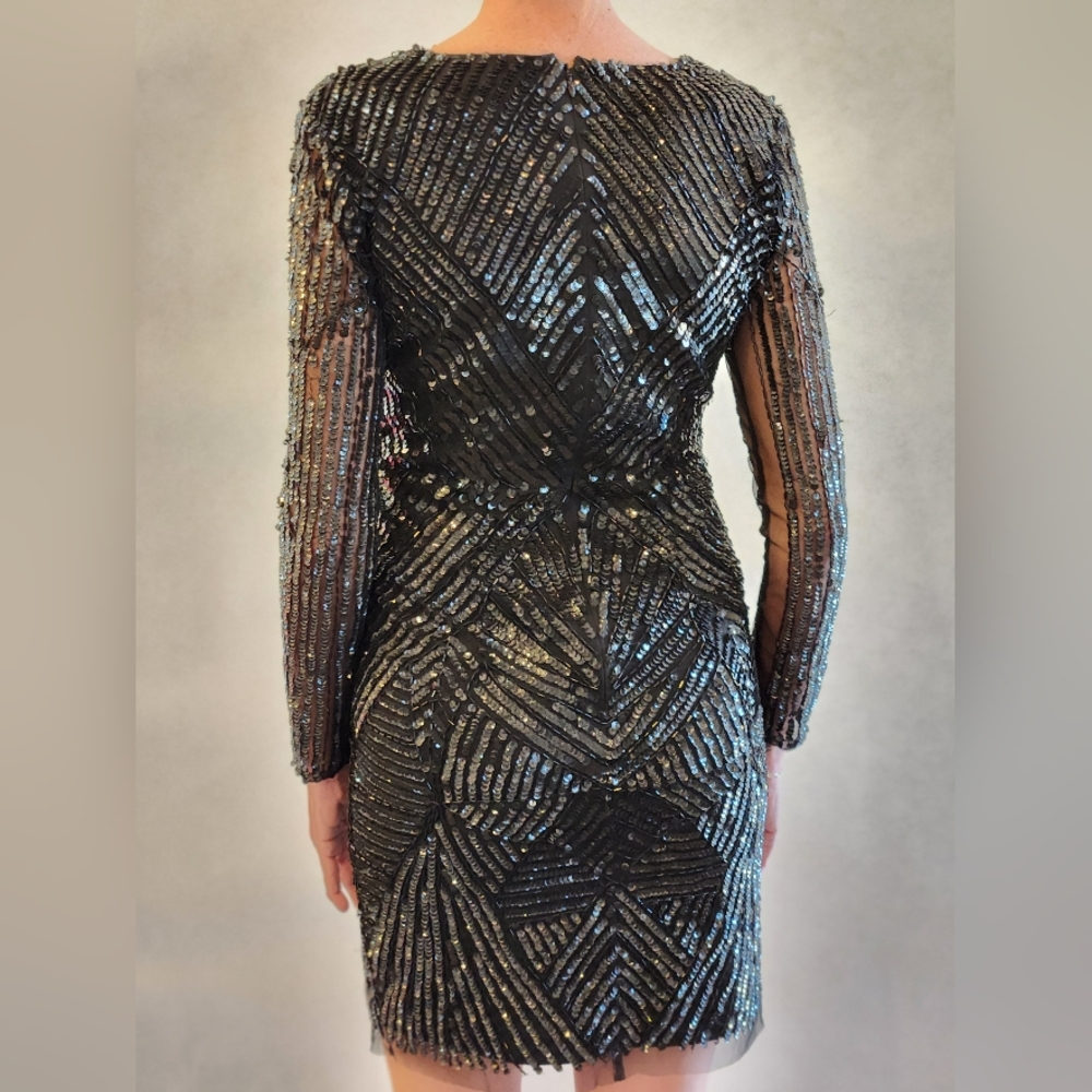 Gianni Bini Beaded Mini Dress - Gem